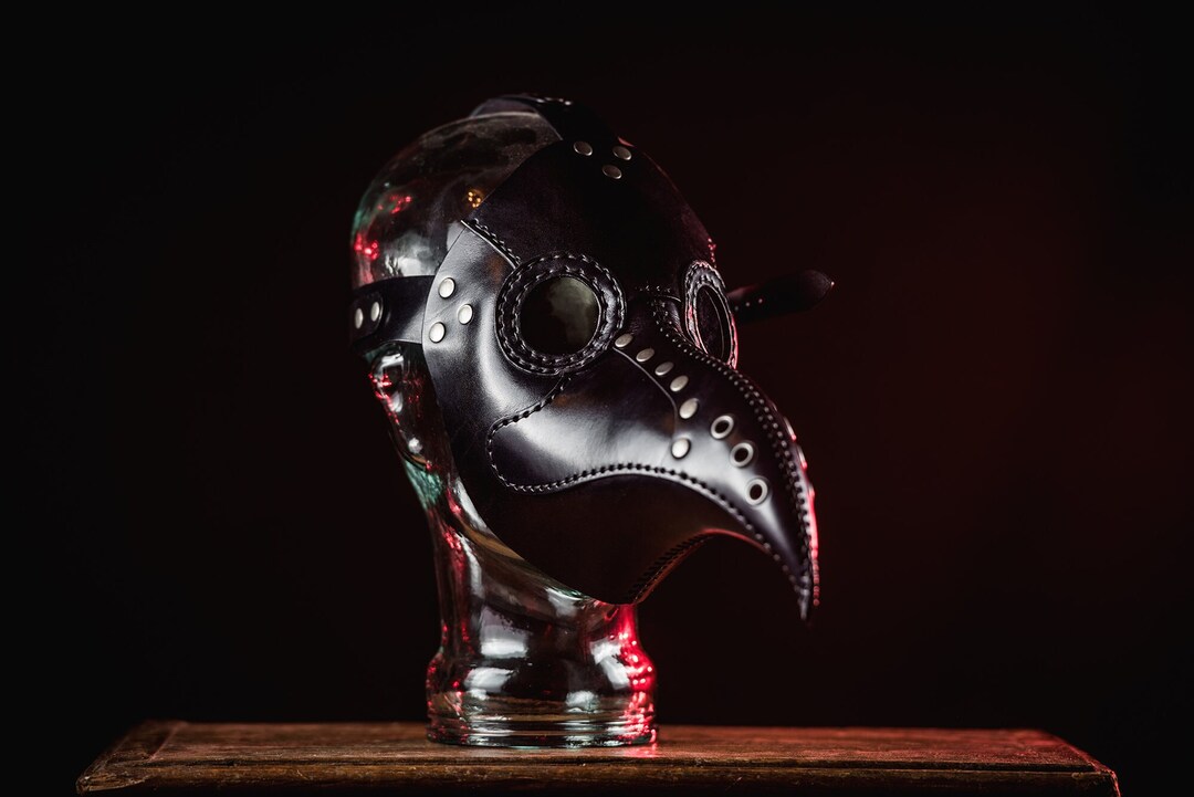 Leather Handmade Plague Doctor Mask - Etsy