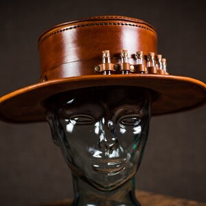 Handmade Leather Alchemist Hat - Etsy