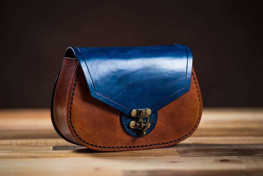 Handmade Leather Belt Pouch - Etsy