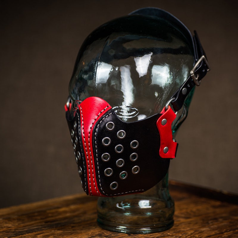 Leather Face Mask - Etsy