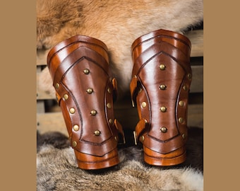 Archers Arm Bracers Leather Armour DK6007 - Etsy