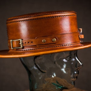 Handmade Leather Alchemist Hat - Etsy