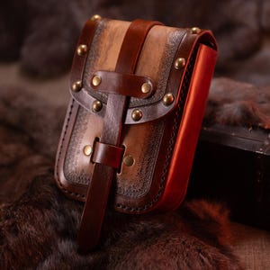Leather Belt Pouch - Etsy