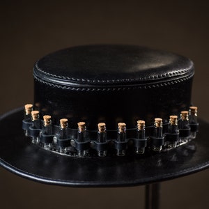 Handmade Leather Alchemist Hat - Etsy