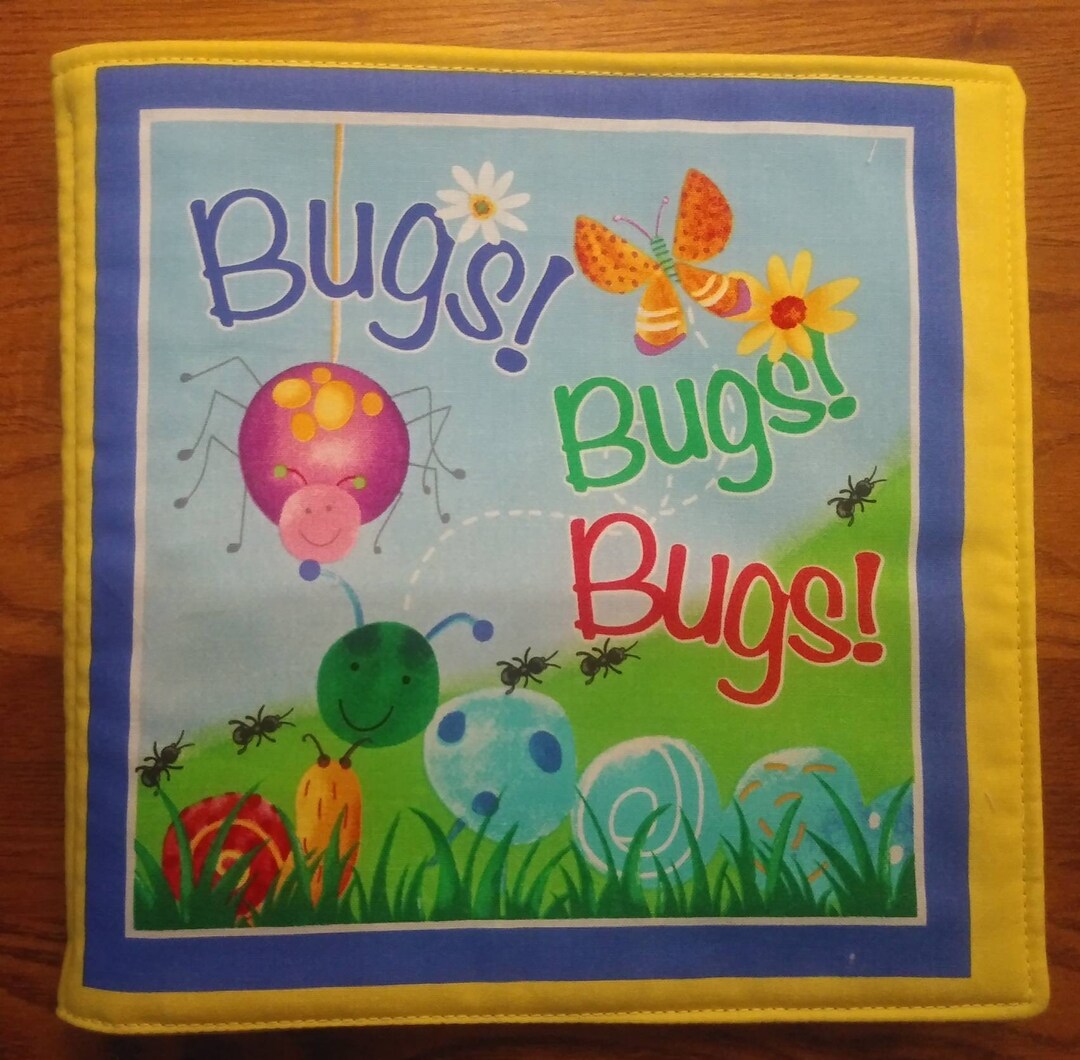 Soft Fabric Bugs Bugs Bugs Book of Numbers Baby Book - Etsy France