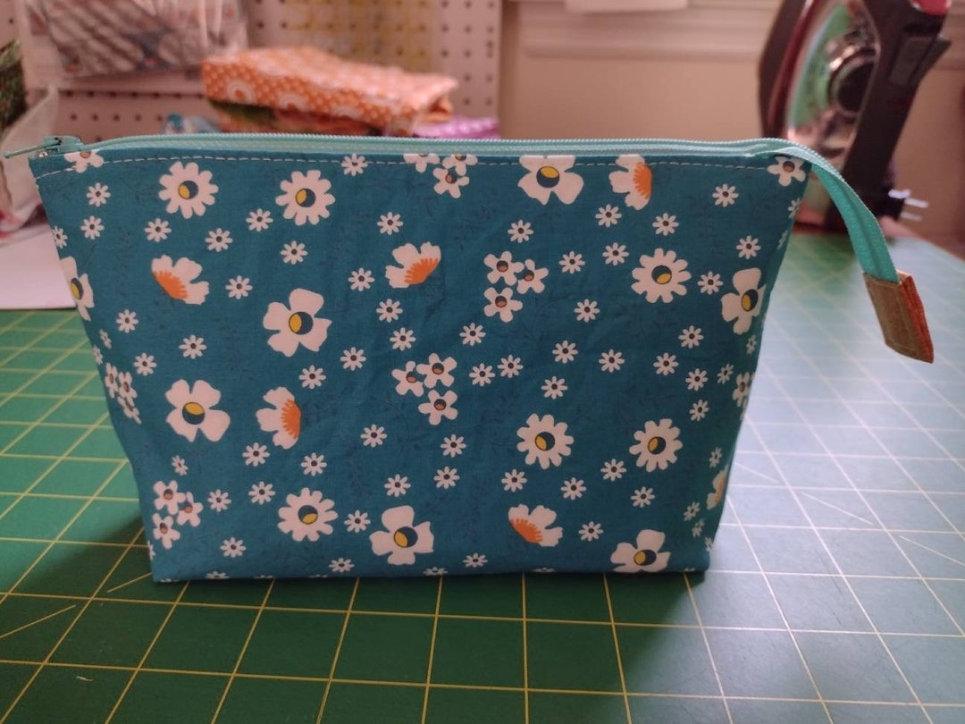 Wide Opening Zipper Tab Pouch - Etsy
