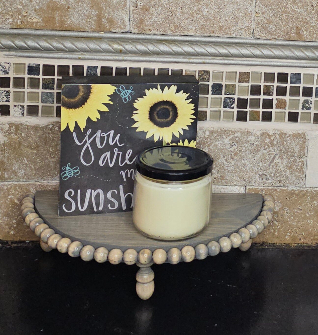 Handcrafted Beaded Half Moon Display Riser - Etsy