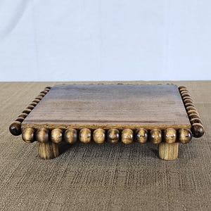 Handcrafted Square Bead Riser - Unique Display Stand for Collectibles ...