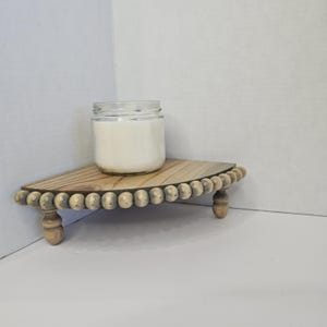 Handmade Beaded Corner Riser Stand for Home Decor. - Etsy