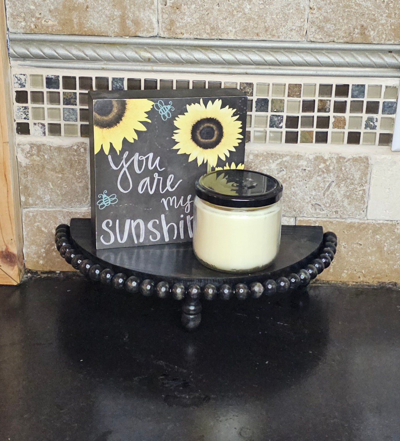 Handcrafted Beaded Half Moon Display Riser - Etsy