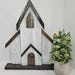 Handcrafted Wooden Church Model: Rustic Home Decor - Etsy