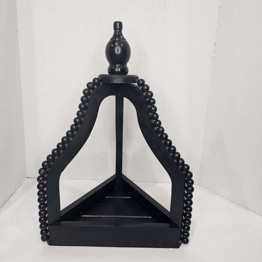 Unique Handmade Corner Wood Lantern - Cozy Home Accent - Etsy