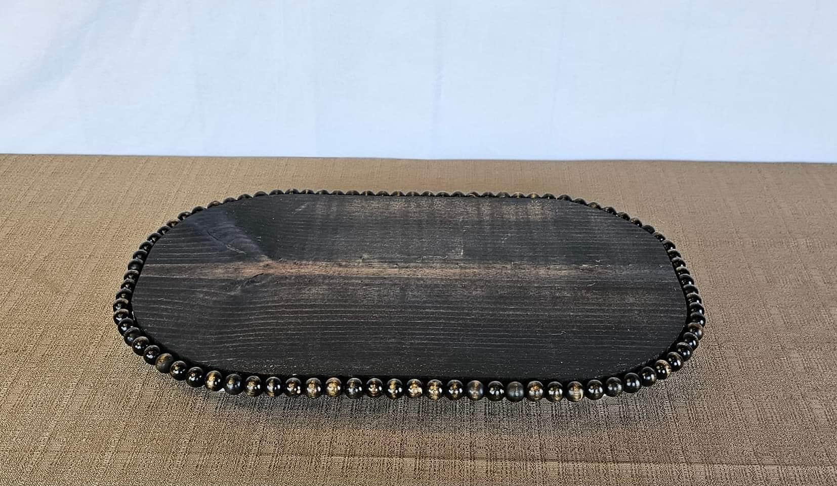 Wood Riser 12 X 18 Riser Beaded Riser Dining Table Decor - Etsy