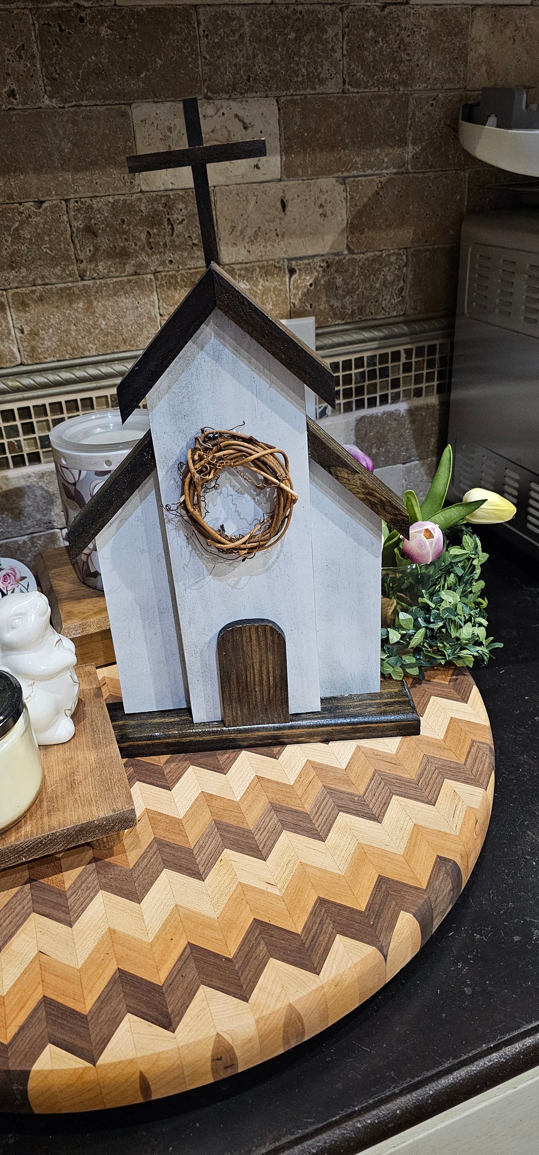 Handmade Farmhouse Church Decor Unique Accent for Home - Etsy