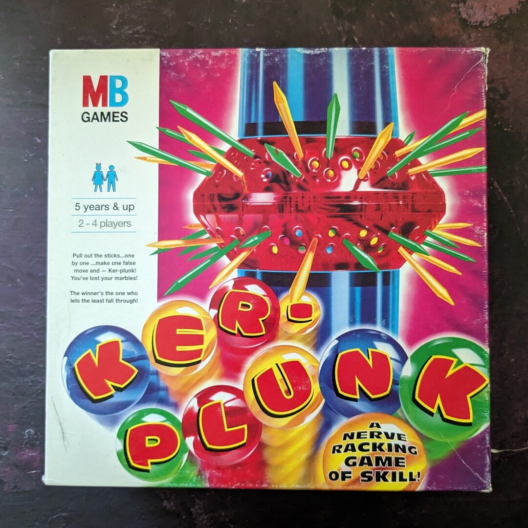 Vintage 1996 Ker Plunk Game by Hasbro UK Ltd - Etsy