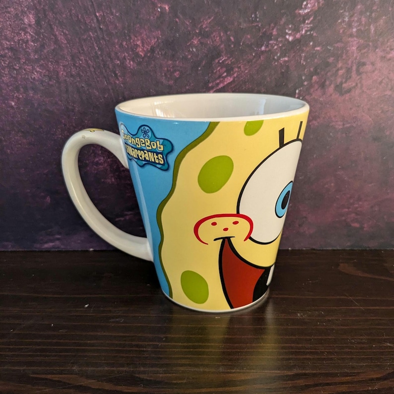 Vintage Spongebob Squarepants Mug Nickelodeon 2004 Memorabilia - Etsy