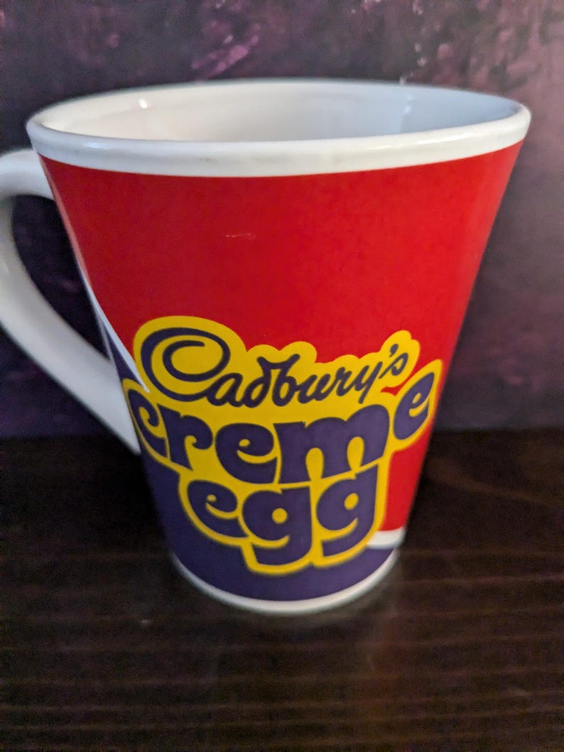 Vintage Cadbury's Creme Egg Hot Chocolate Mug Novelty Advert ...