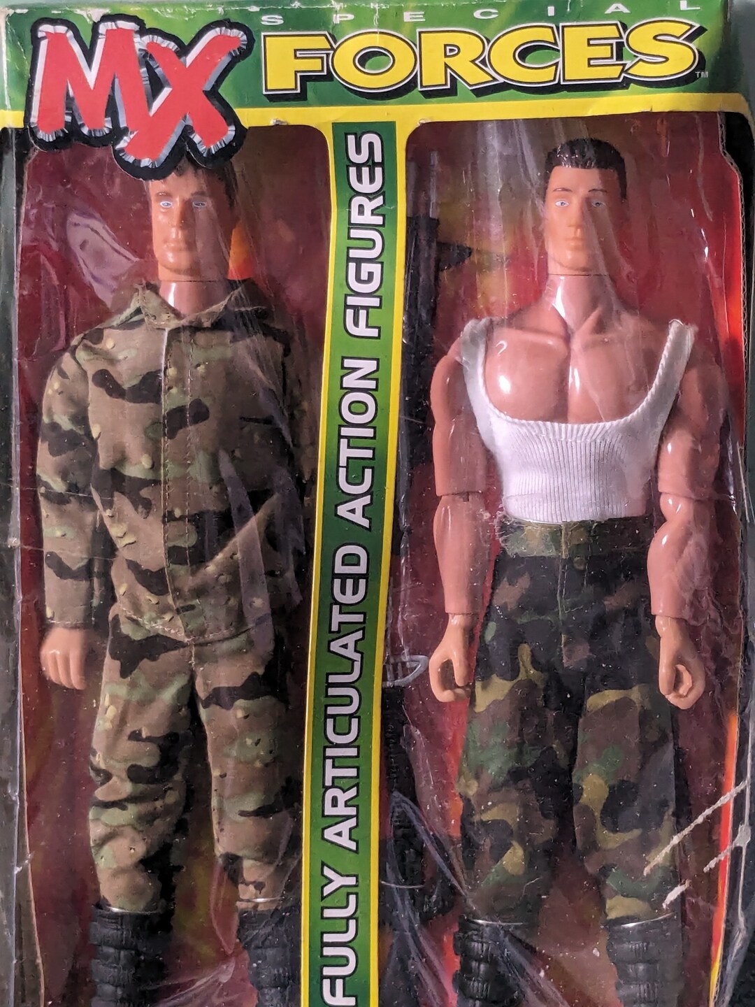 Vintage Toy Soldier Action Man Figure Set of 2 UNUSED, Jungle & Desert ...