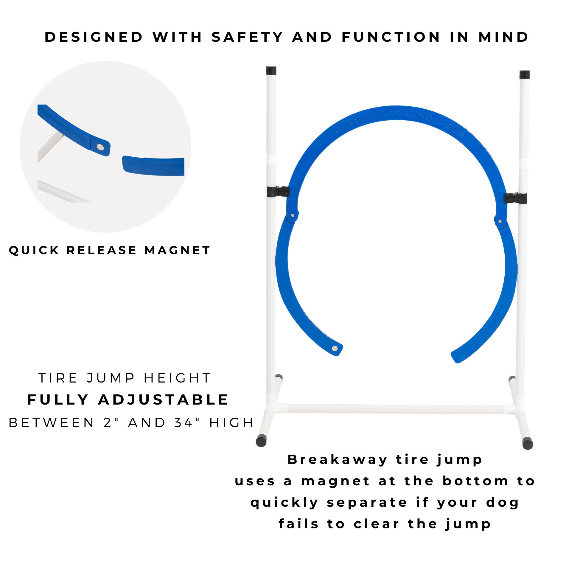 Better Sporting Dogs Agility Set | 5pc Agility Kit | Bar Jump W/cup ...
