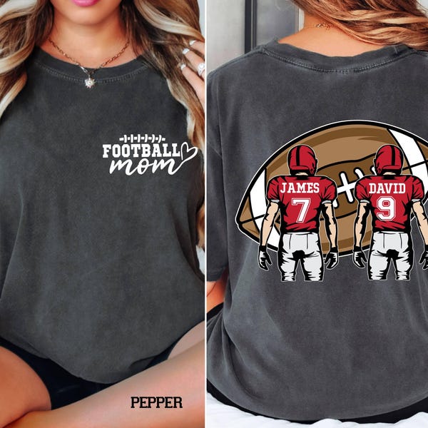 Football Mom Jersey Numbers - Etsy