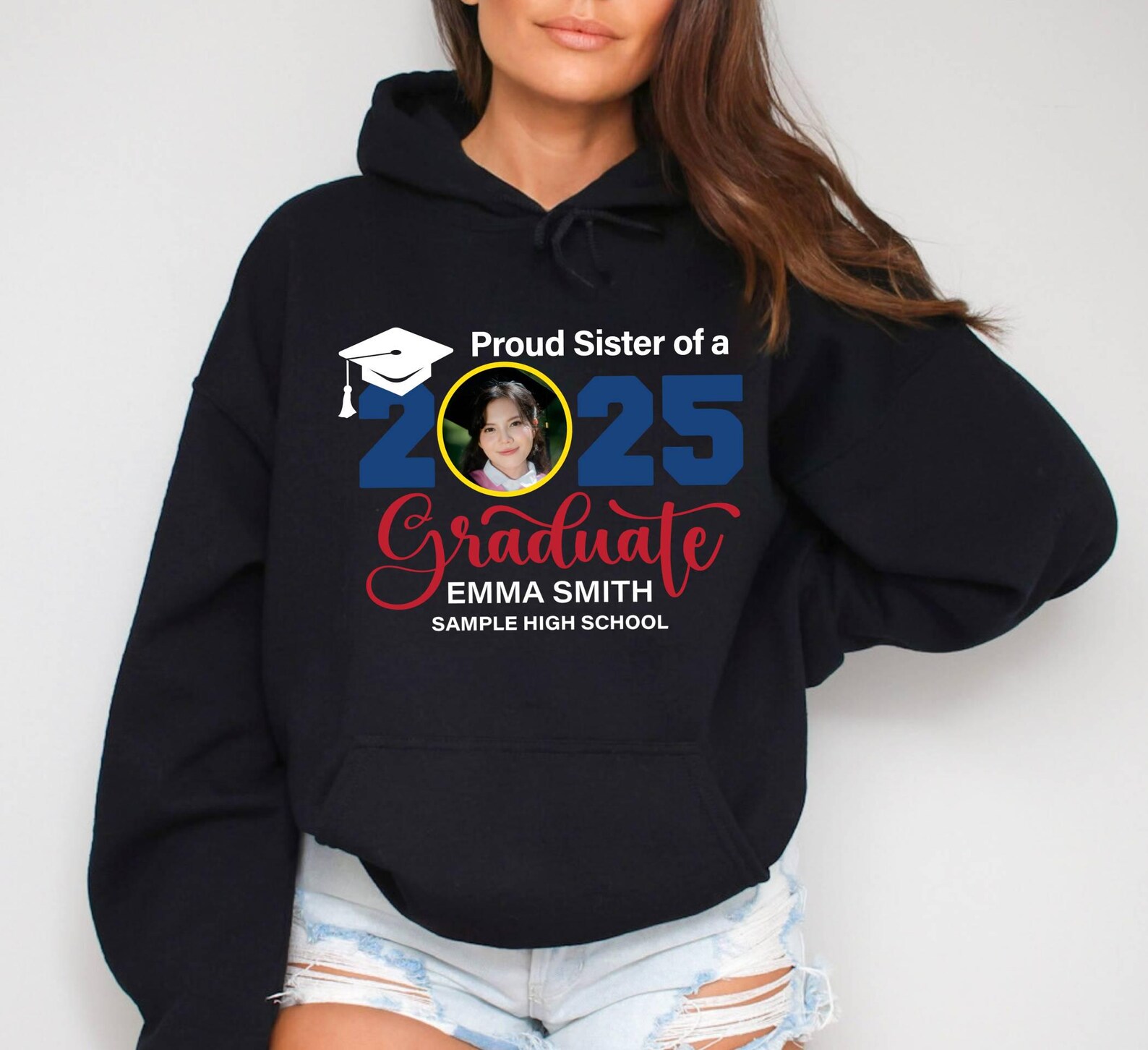 Custom 2025 Graduation Family Hoodie, Personalized Graduate Gift - Etsy