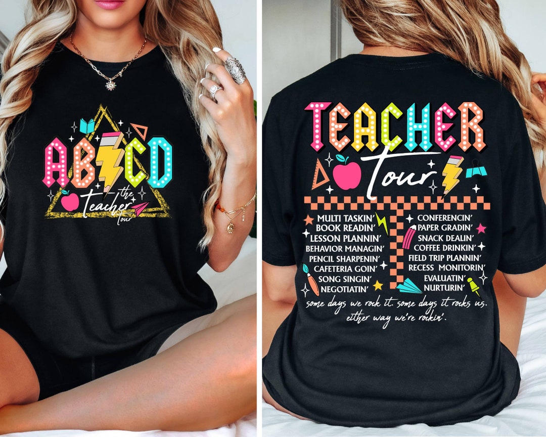 Retro Teacher Tour Shirt, Elementary School Tee - Etsy