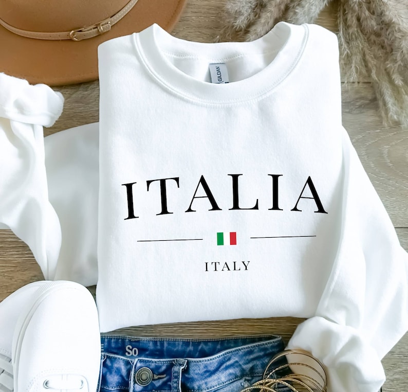 Ital Italia Sweatshirt Gift for Friend,italia Flag Sweatshirt,gift for ...