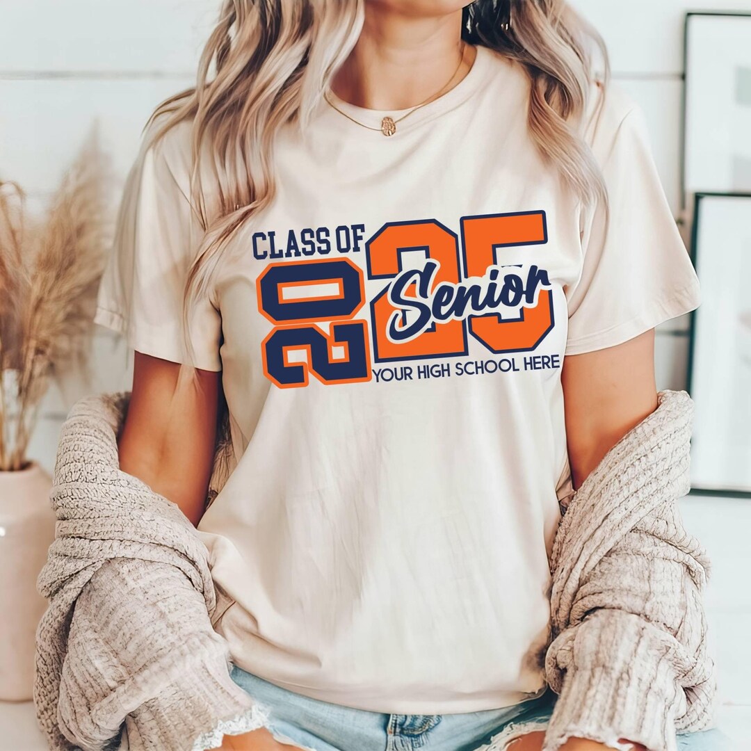 Custom Senior 2026 Shirt, Personalized Class of 2025 Senior Shirt ...
