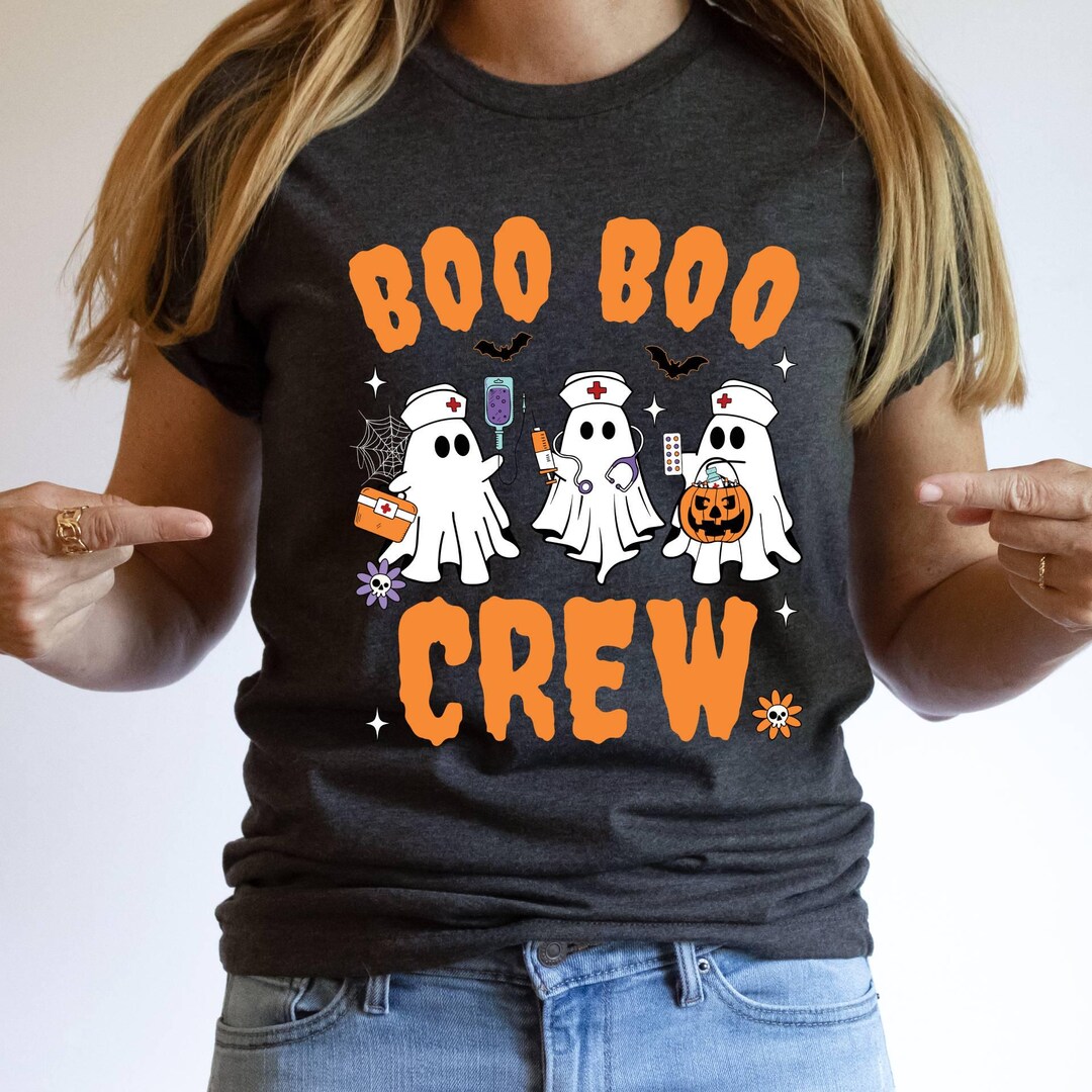 Halloween Boo Boo Crew Nurse Shirt, in the ER Nurse Horror T-shirt ...