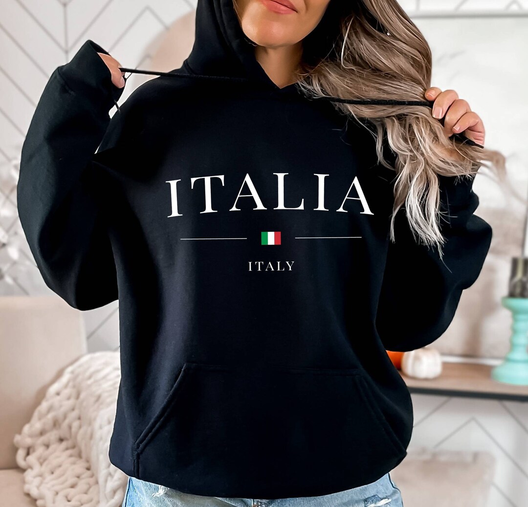 Ital Italia Hoodie Gift for Friend,italia Flag Hoodie,gift for Her ...