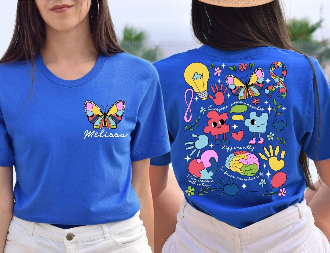 Personalized Autism Shirt, Custom Autism Mama Shirt, Autism Awareness ...