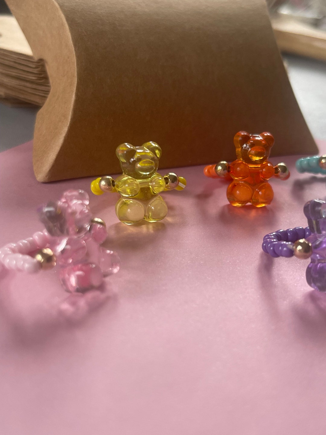 Fun Gummy Bear Ring and Box - Etsy