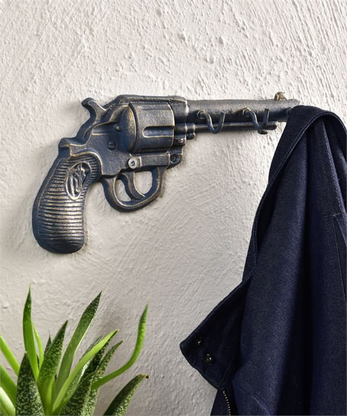 Iron Handgun Wall Hook - Etsy