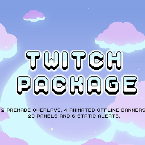 Cute 3x Premium Animated Twitch Offline Banners 8bit Pixel | Etsy Cute 3x Premium Animated Twitch Offline Banners 8bit Pixel | Etsy