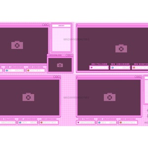 Pixel Art Animated Stream Overlay Pack: Twitch Overlays, Fullscreen, Webcam, Vtuber, Alerts ...