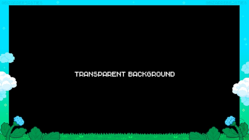 Cute Animated Stream Overlay Border for Twitch, Youtube ~ Twitch ...