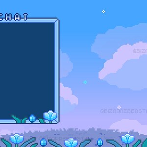 Premium Animated Twitch Overlays ~ Cute Pixel Art Stream Overlays, Just ...