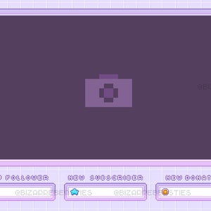 Cute Pixel Art Animated Stream Overlay Pack: Simple, Twitch , Chat ...