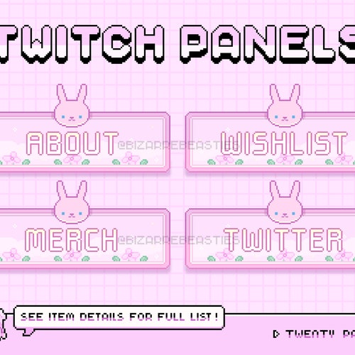 Cute 3x Animated Twitch Stream Screens Pack 8bit Pixel Art | Etsy