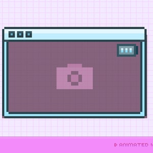 Cute Animated Webcam Overlay 8bit Pixel Art All-in-one webm, GIF, Png ...
