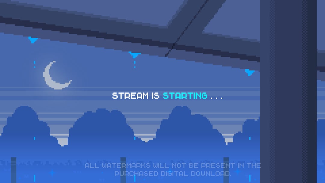 Cute 4x Animated Twitch Stream Screens Pack ~ Pixel Art ~ Starting ...