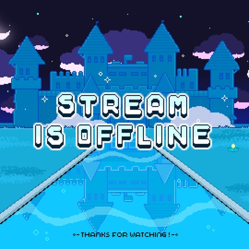 Cute 3x Premium Animated Twitch Offline Banners 8bit Pixel - Etsy