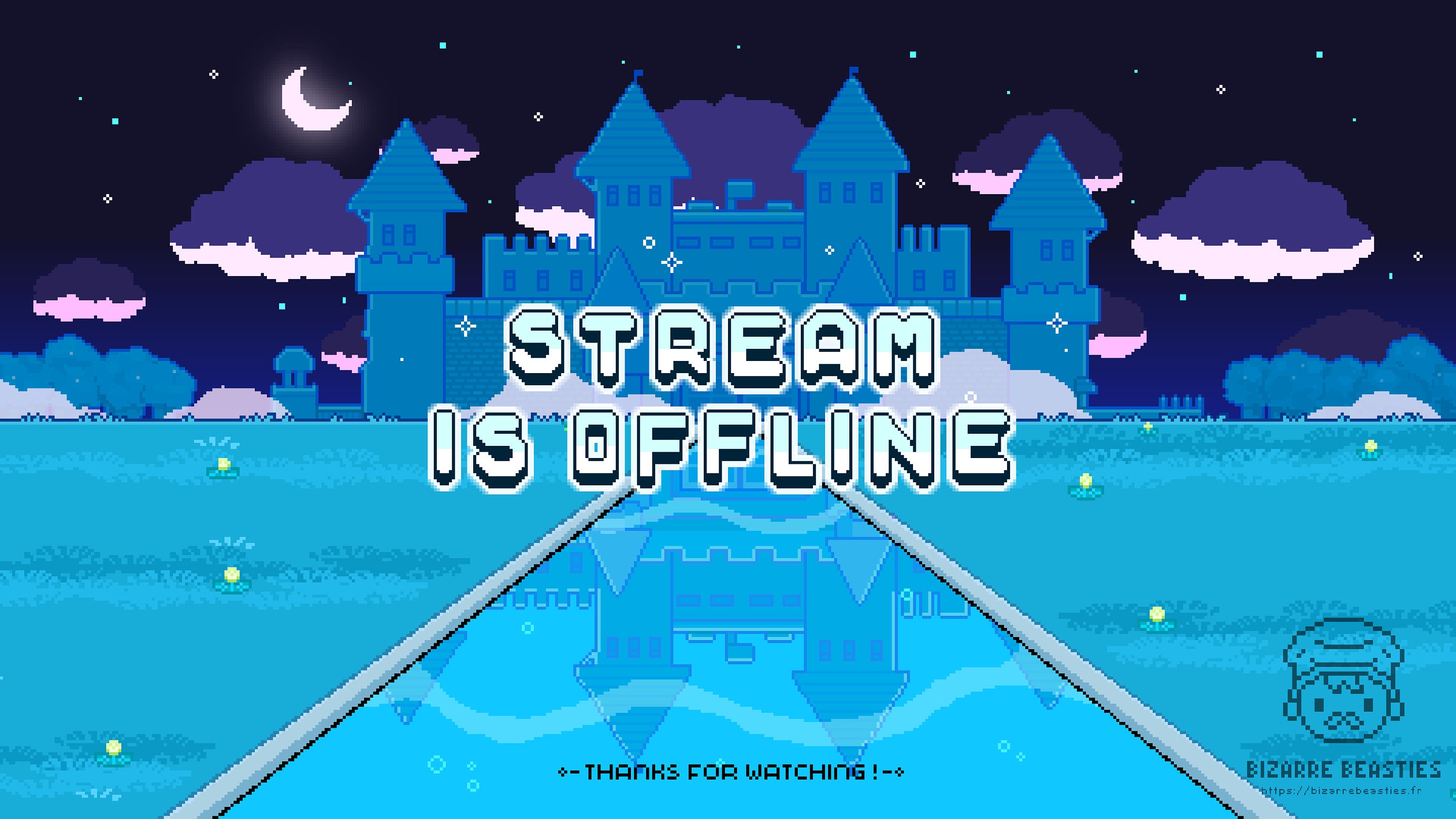 Cute 4x Twitch Stream Animated Offline Banners 8bit Pixel Art - Etsy España
