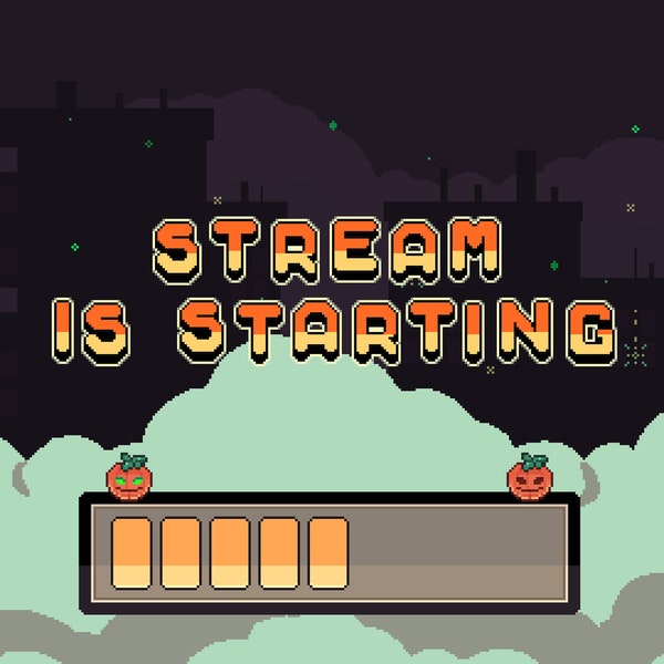 Twitch Starting Soon Screen 8bit - Etsy