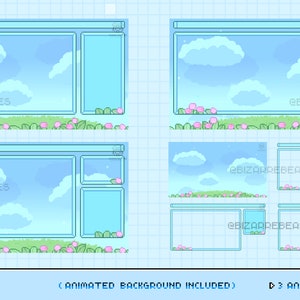 Pixel Art Animated Twitch Package ~ Animated Overlays, Animated Alerts ...