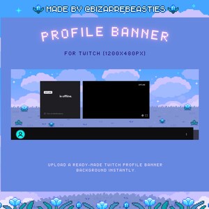 Animated Pixel Art Stream Package - Twitch Overlays, 50 Panels, Alerts ...
