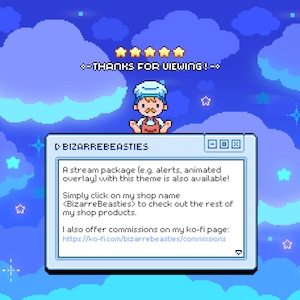 4x Cute Animated Stream Screens Twitch, Youtube ~ Pixel Art Animation ...