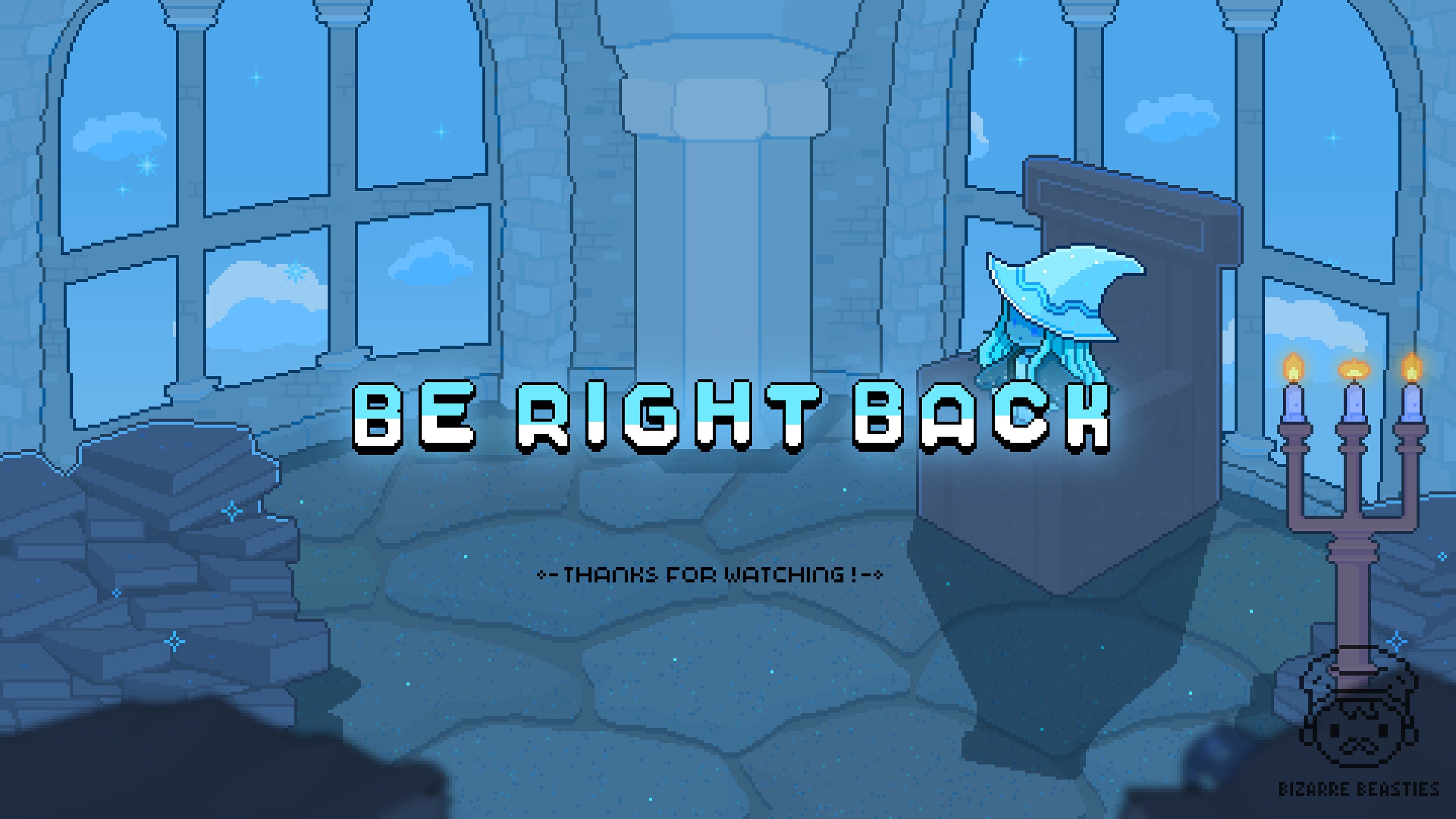 4x Cute Premium Twitch Animated Offline Banners Pixel Art - Etsy