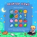 Cute Desktop Icons Pixel Art Folder Icon, Desktop Customization, Kawaii ...