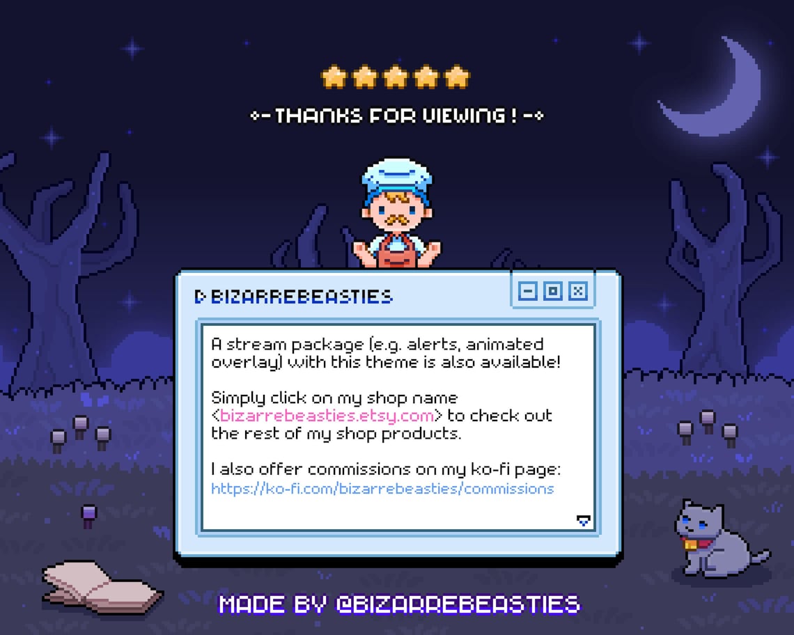 6 Cute Animated Stream Alerts ~ Twitch Alert, Alert Box, Animated Alert ...